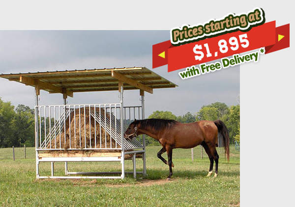 Hay Feeders, Horse Shelters & Shade Structures | Klene Pipe